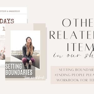 Teen Self Love Body Positivity Workbook Teenage Girls Journal Teen ...