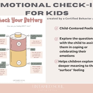 Emotional Check in Kids Processing Emotion Emotional Development Child ...