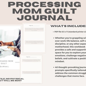 Mom Guilt Journal: Printable Prompts for Emotional Healing (digital ...