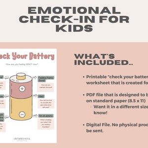 Emotional Check in Kids Processing Emotion Emotional Development Child ...