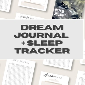 Dream Journal, Printable Dream Logging, Digital Dream Journal, Sleep ...