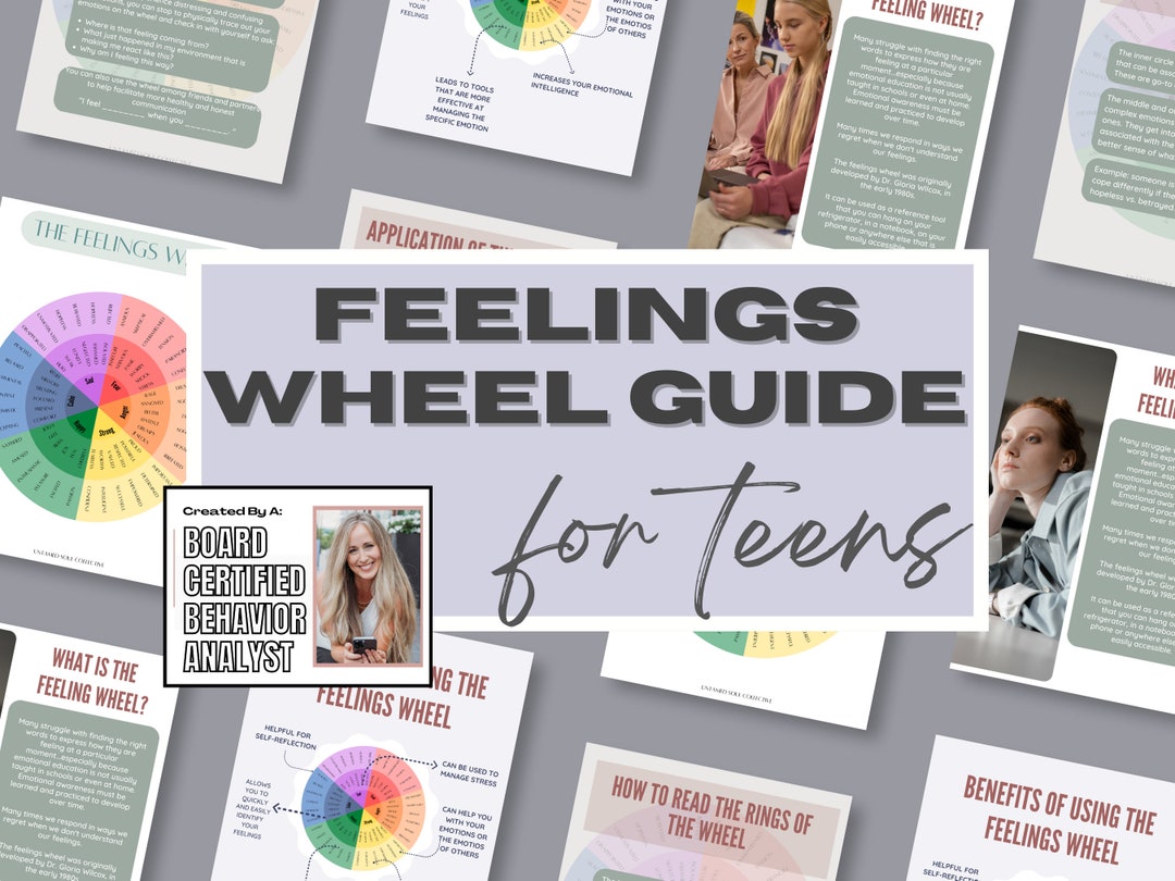 Feelings Kid Feeling Wheel Download Feelings Chart Emotions Child ...