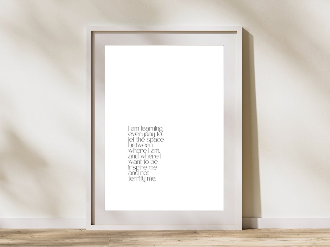 Affirmation Printable Wall Art Positive Inspirational Wall Art Quote ...