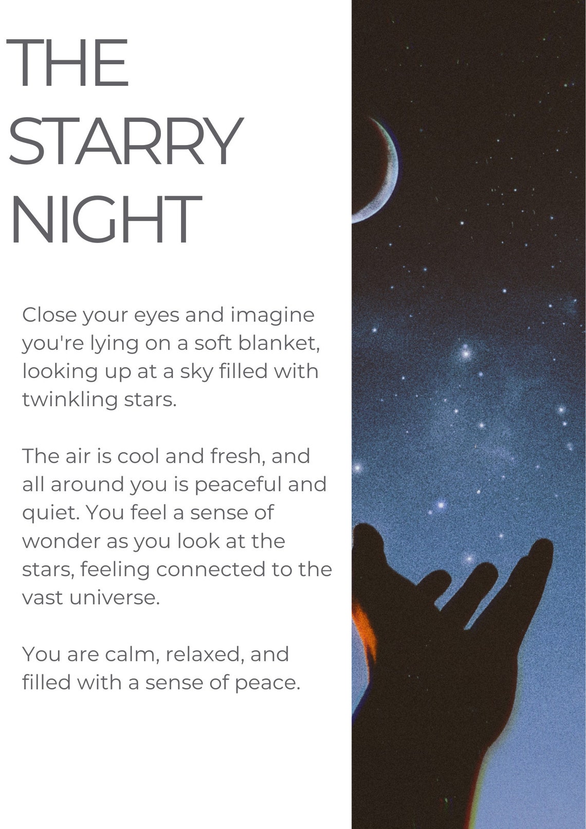 Mindfulness Cards for Kids: Guided Imagery Activities (PDF Download) - Etsy