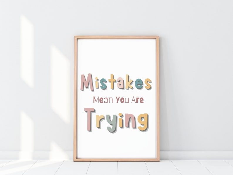 Teacher Wall Sign Elementary Classroom Decor Positive Message Poster ...