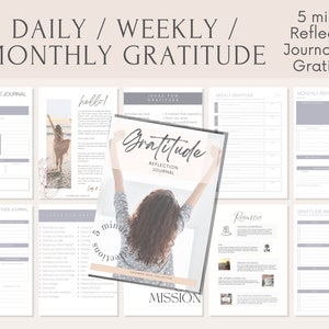 Happiness Journal Digital Gratitude Journal Instant Download Daily ...
