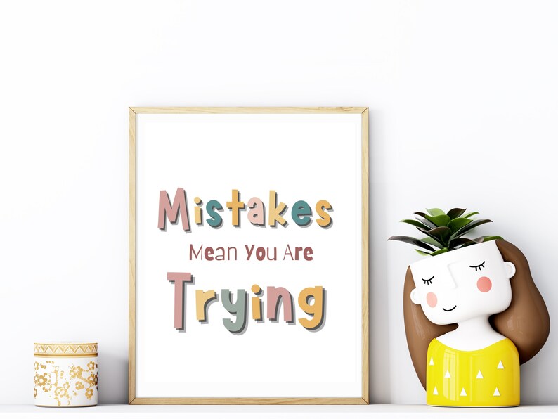 Teacher Wall Sign Elementary Classroom Decor Positive Message Poster ...