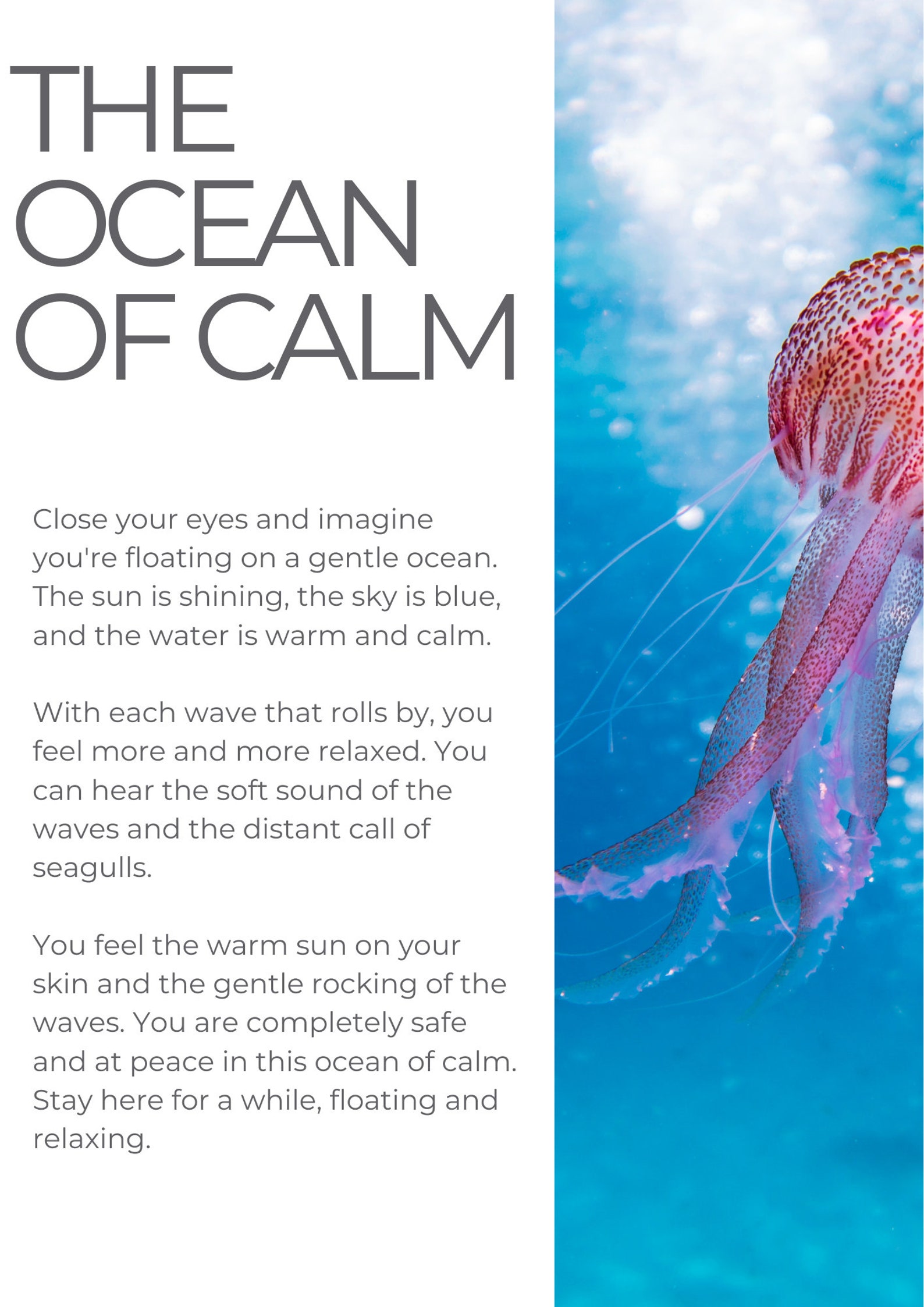 Mindfulness Cards for Kids: Guided Imagery Activities (PDF Download) - Etsy