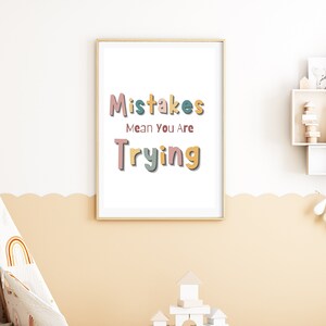 Teacher Wall Sign Elementary Classroom Decor Positive Message Poster ...