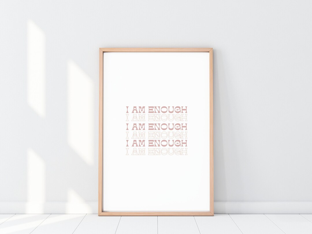 Teenage Girl Affirmation Printable Wall Art Girlie Print and Frame Wall ...