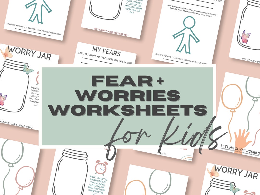 Kid Anxiety Relief, Child Anxiety, Managing Feelings, Worry Workbook ...