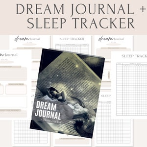 Dream Journal, Printable Dream Logging, Digital Dream Journal, Sleep ...