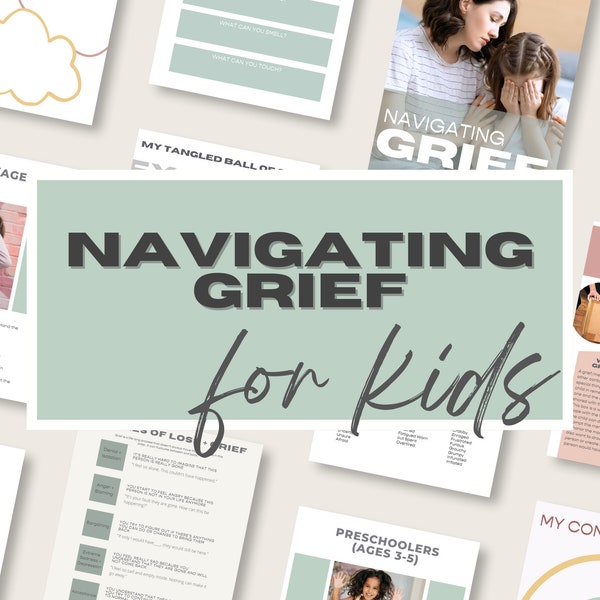 Grief Coloring for Kids - Etsy