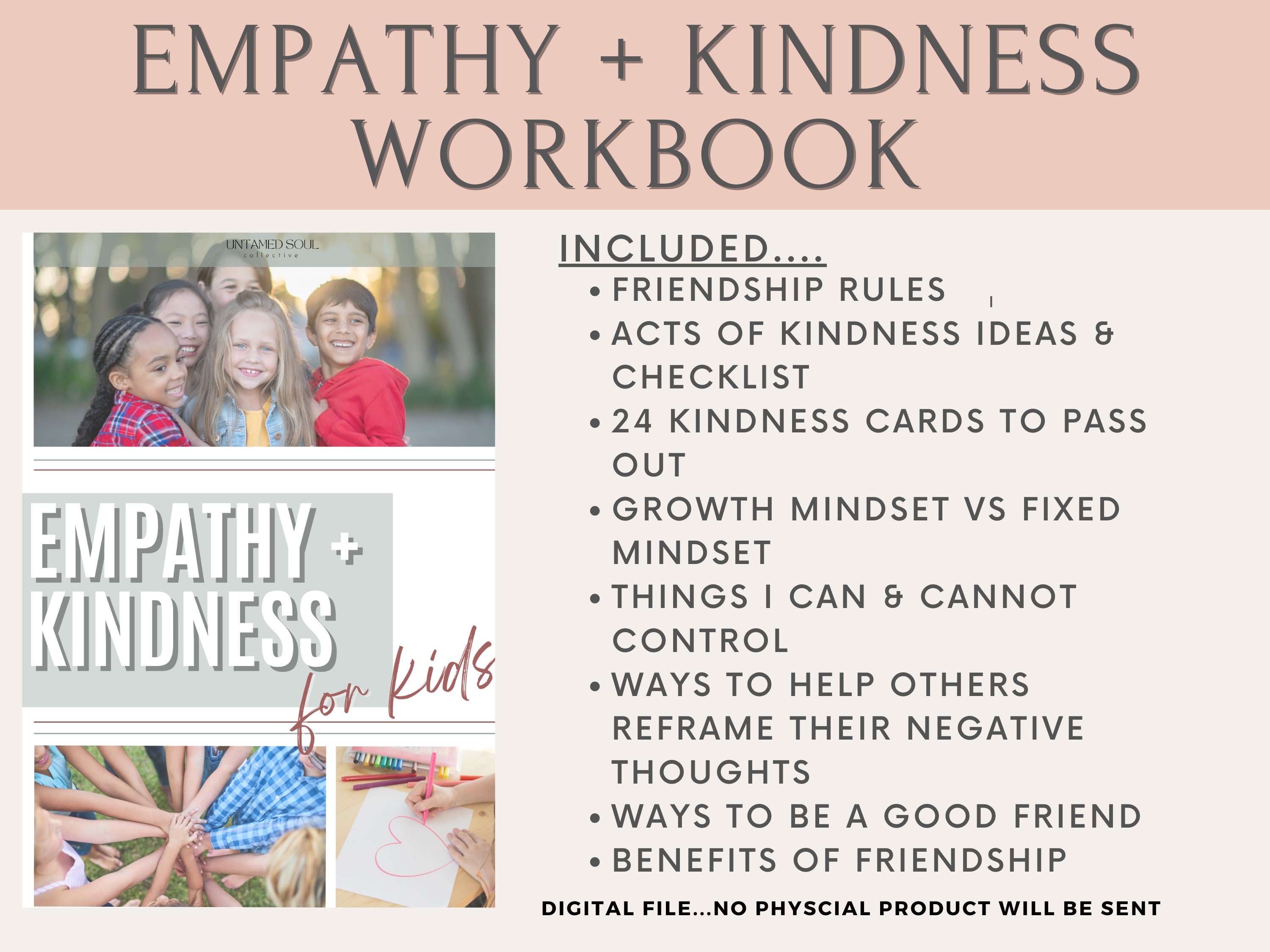 Empathy Kindness for Kids Printable Worksheets for Kids Children Book ...