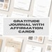 Gratitude Journal Affirmation Cards Instant Download Digital ...