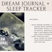 Dream Journal, Printable Dream Logging, Digital Dream Journal, Sleep ...