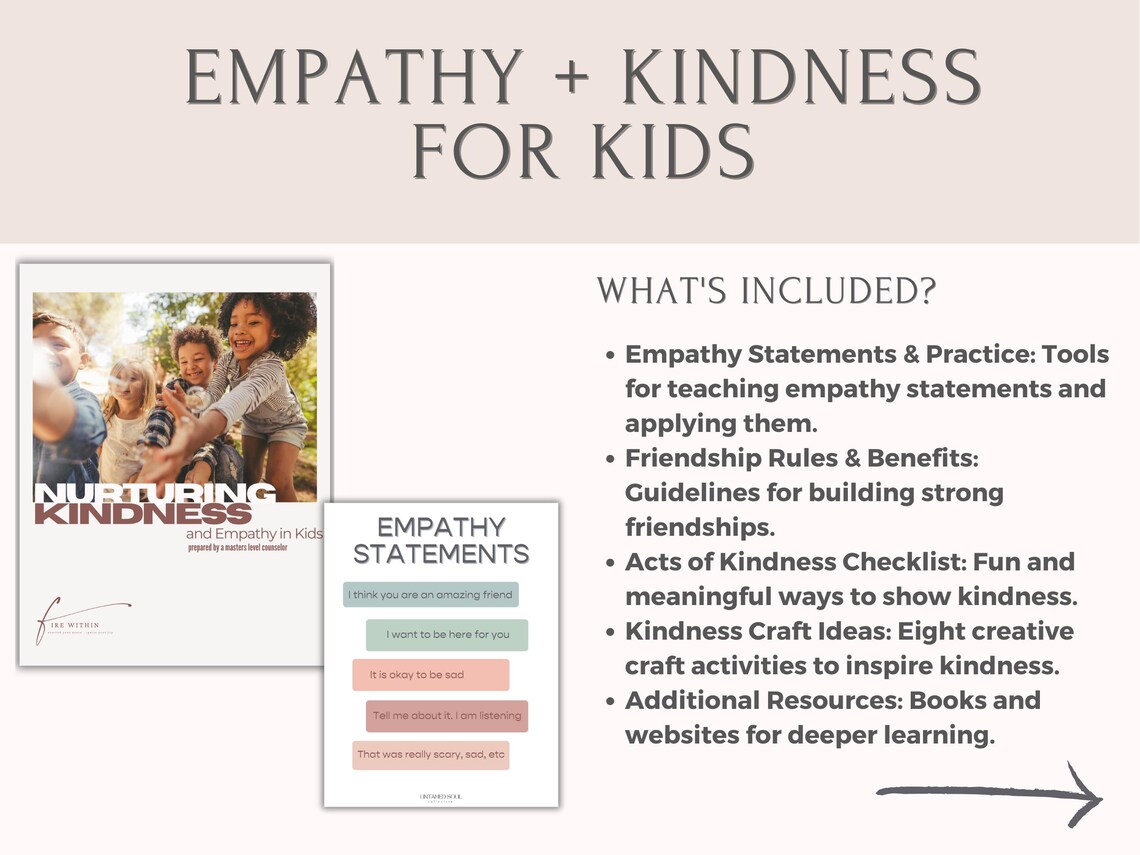 Empathy Kindness for Kids Printable Worksheets for Kids Children Book ...