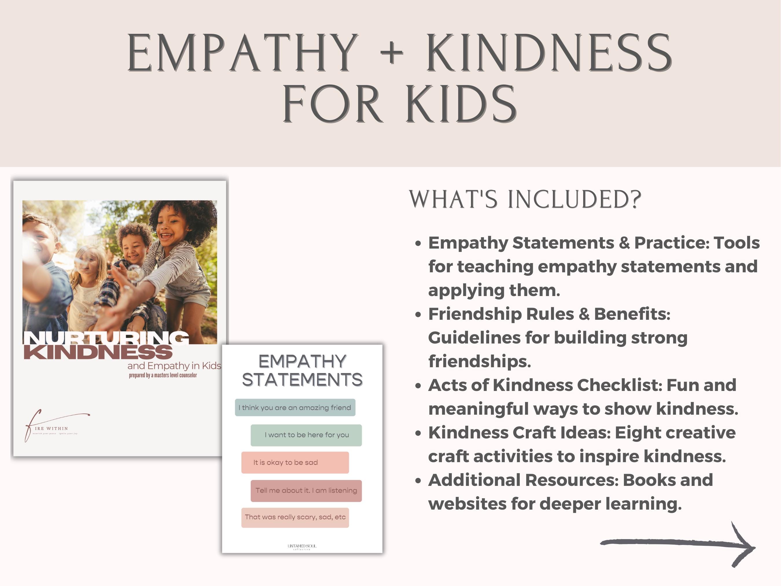 Empathy Kindness for Kids Printable Worksheets for Kids Children Book ...