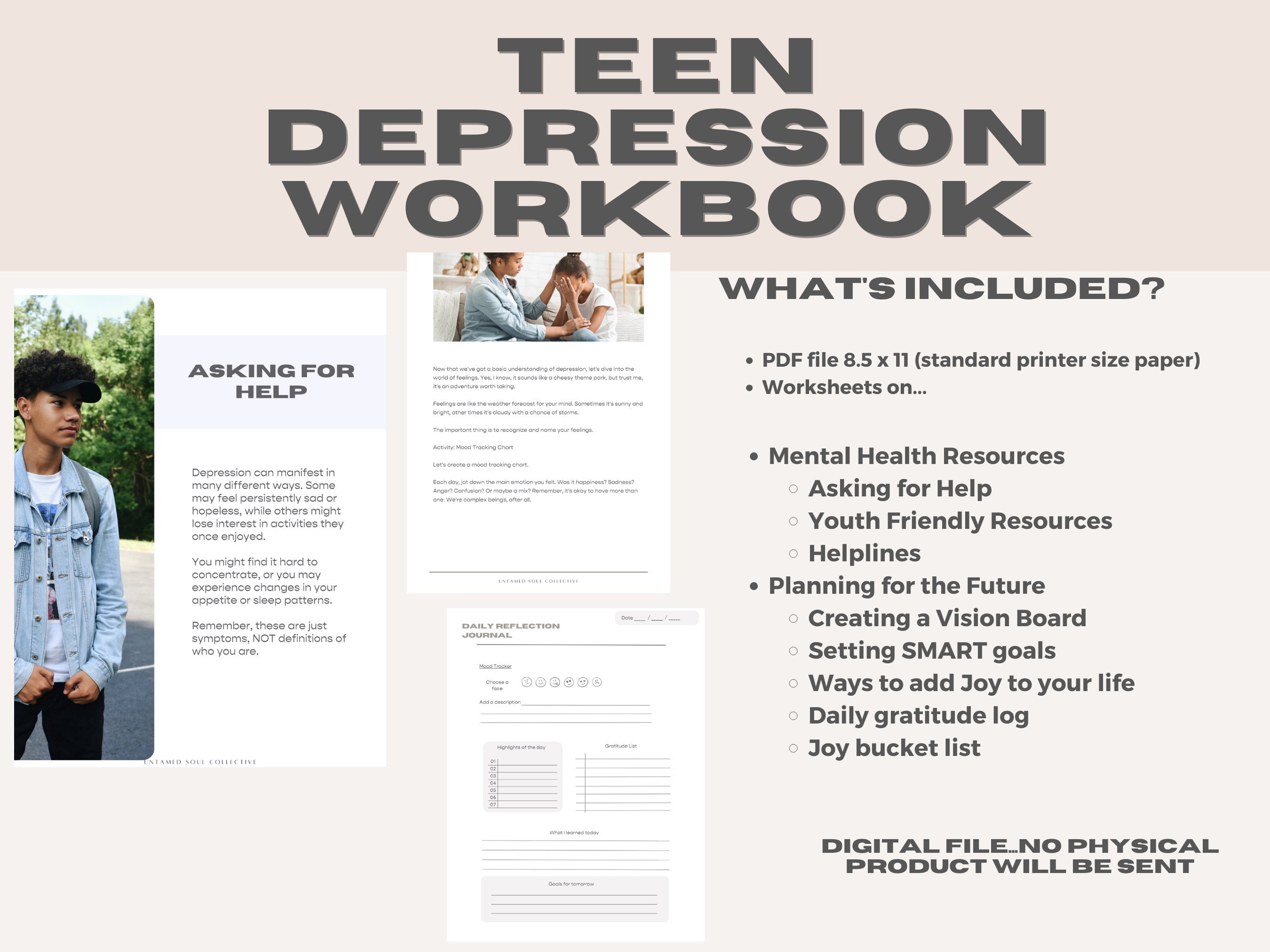 Cuaderno de trabajo sobre depresión en adolescentes / Habilidades de ...