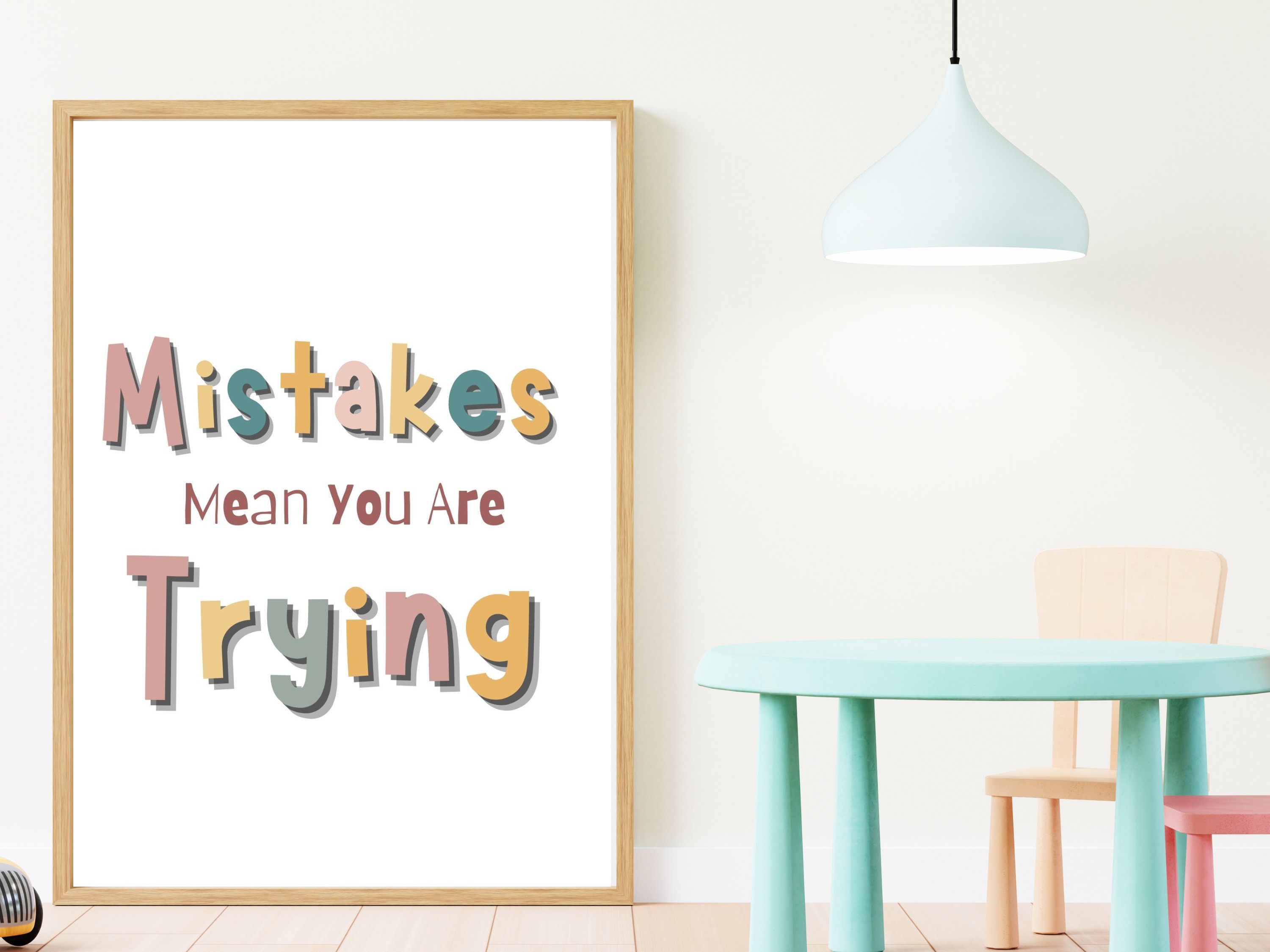 Teacher Wall Sign Elementary Classroom Decor Positive Message Poster ...