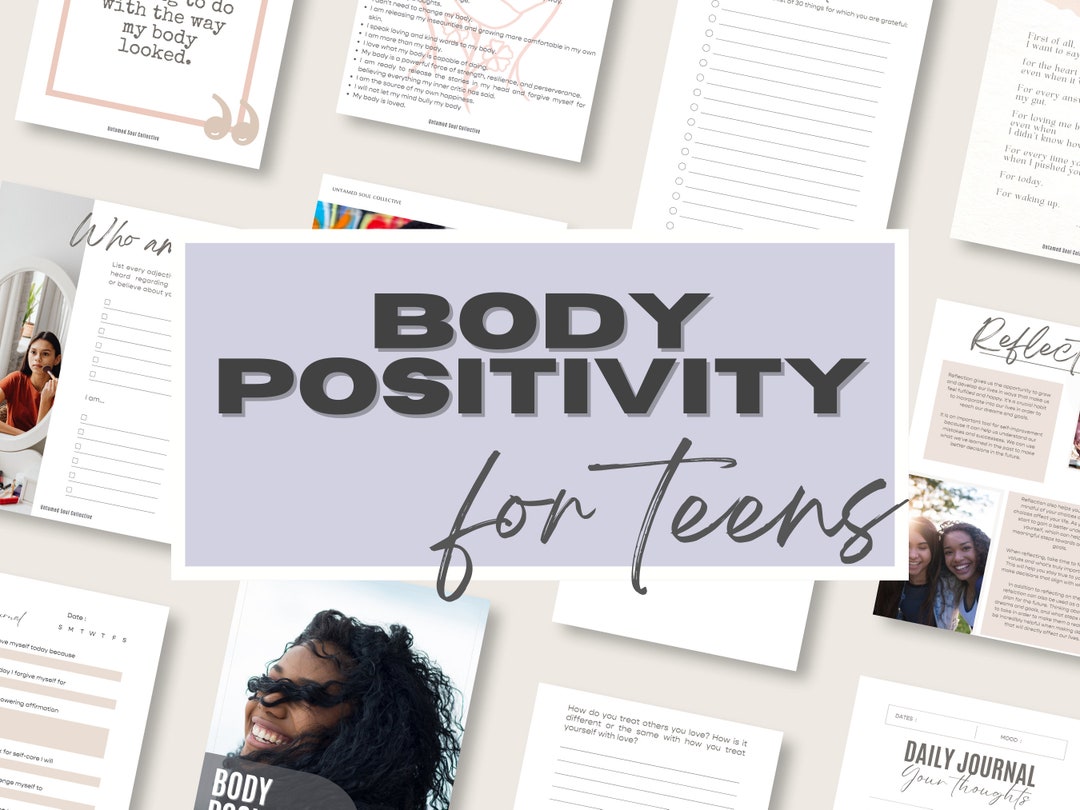 Teen Self Love Body Positivity Workbook Teenage Girls Journal - Etsy