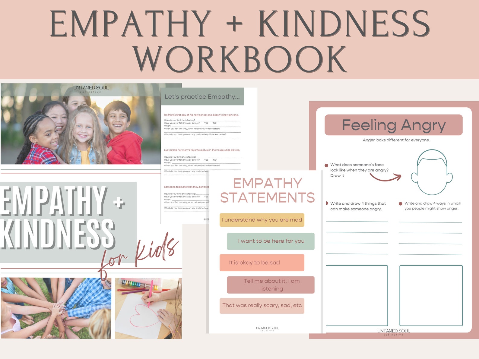 Empathy Kindness for Kids Printable Worksheets for Kids Children Book ...