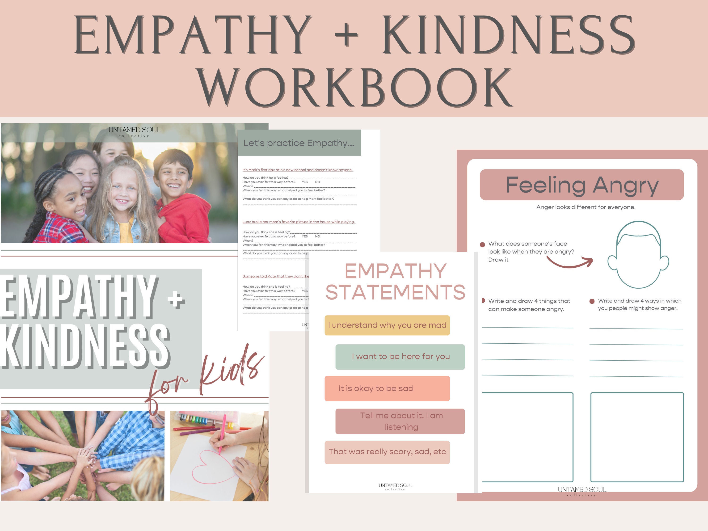 Empathy Kindness for Kids Printable Worksheets for Kids Children Book ...