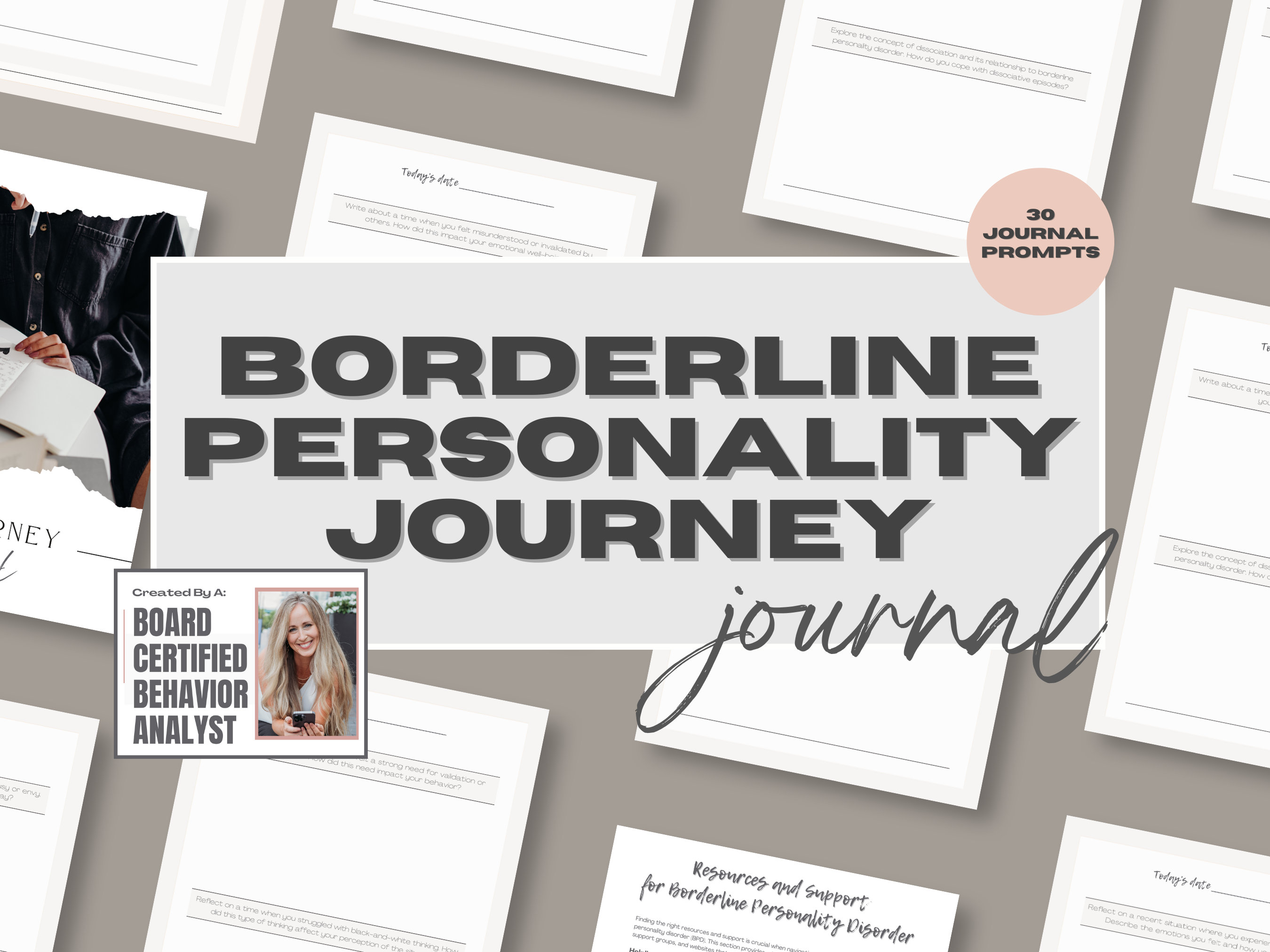 BPD Journal: 30 Self-reflection Prompts for Borderline Personality (PDF Download) - Etsy
