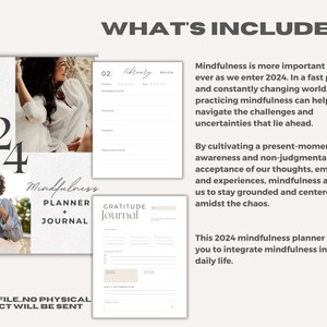 Mindfulness Calendar Printable 2024 Digital Calendar Somatic Healing ...