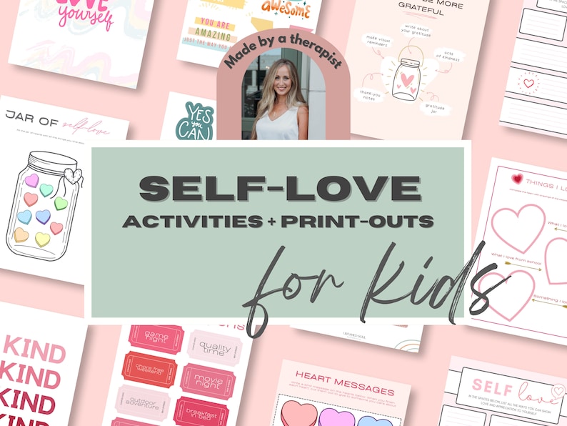 Self-love Activity Workbook for Kids: Kindness & Gratitude (PDF) - Etsy