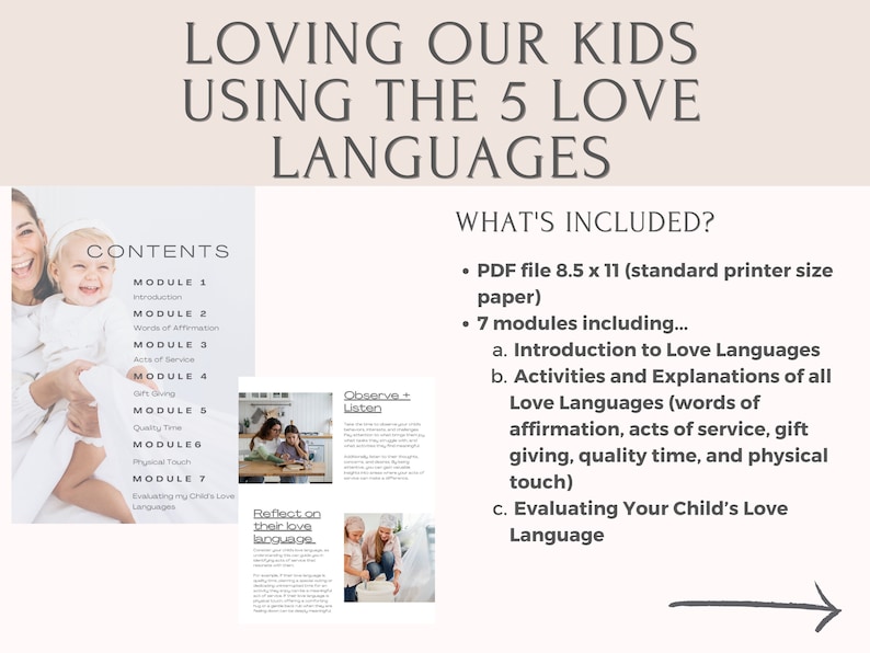 5 Love Languages Workbook for Kids Parenting Tips & Emotional ...