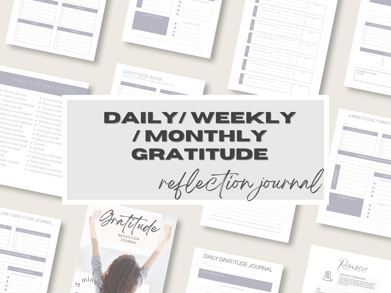 Happiness Journal Digital Gratitude Journal Instant Download Daily ...