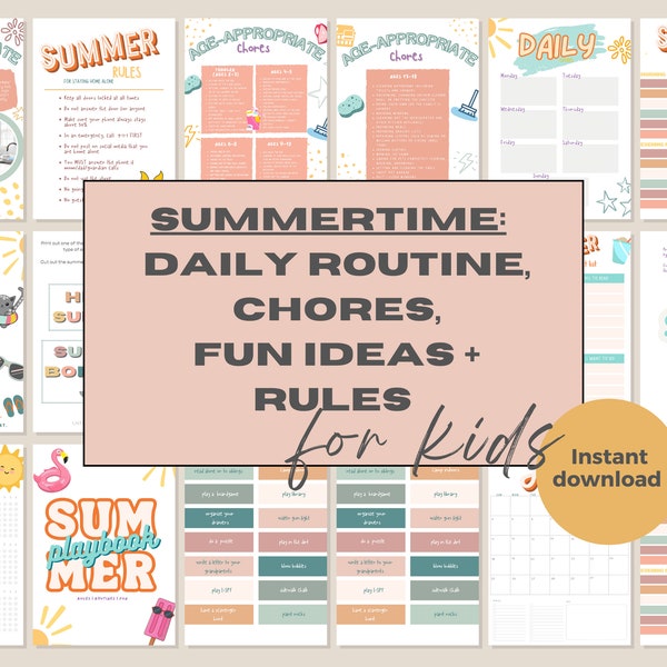 Kids Chore Chart - Etsy