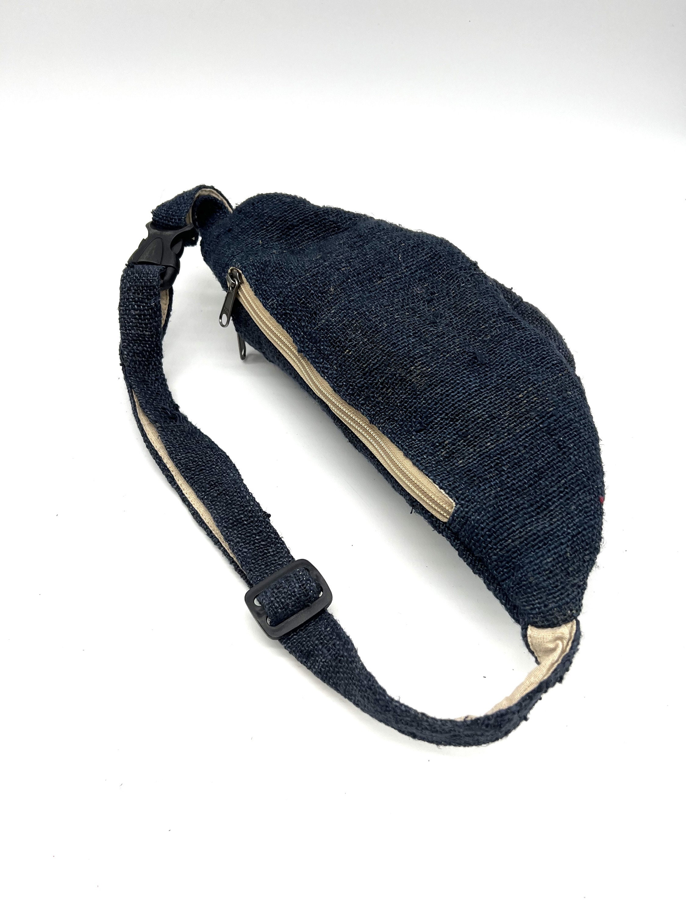Sherpa Travel Hemp Fanny Pack , Himalayan Hemp Belt Bag, Travel Sling ...