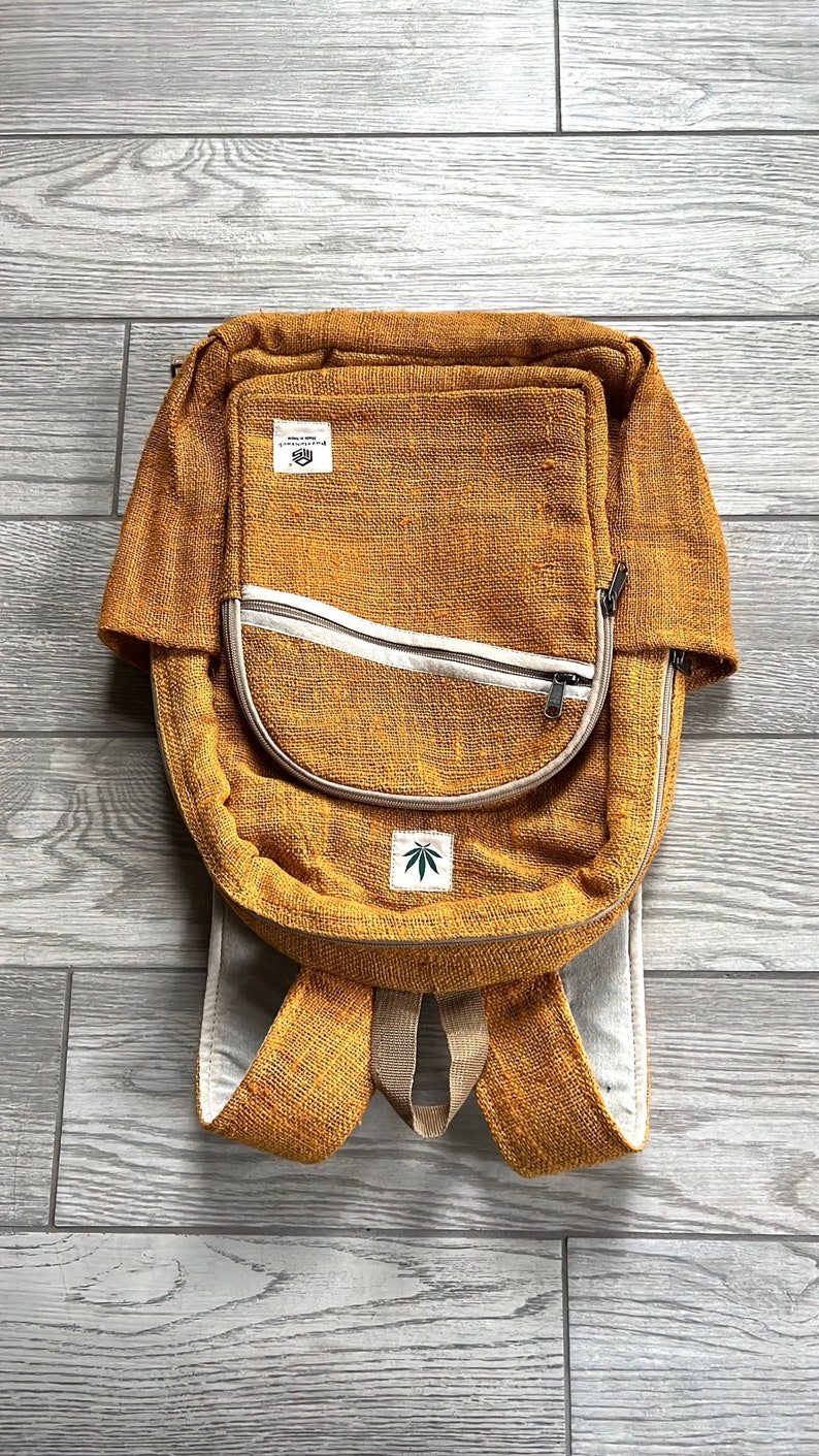 Pure Himalayan Hemp Backpack, Eco-friendly Large Backpack, Travel Size ...