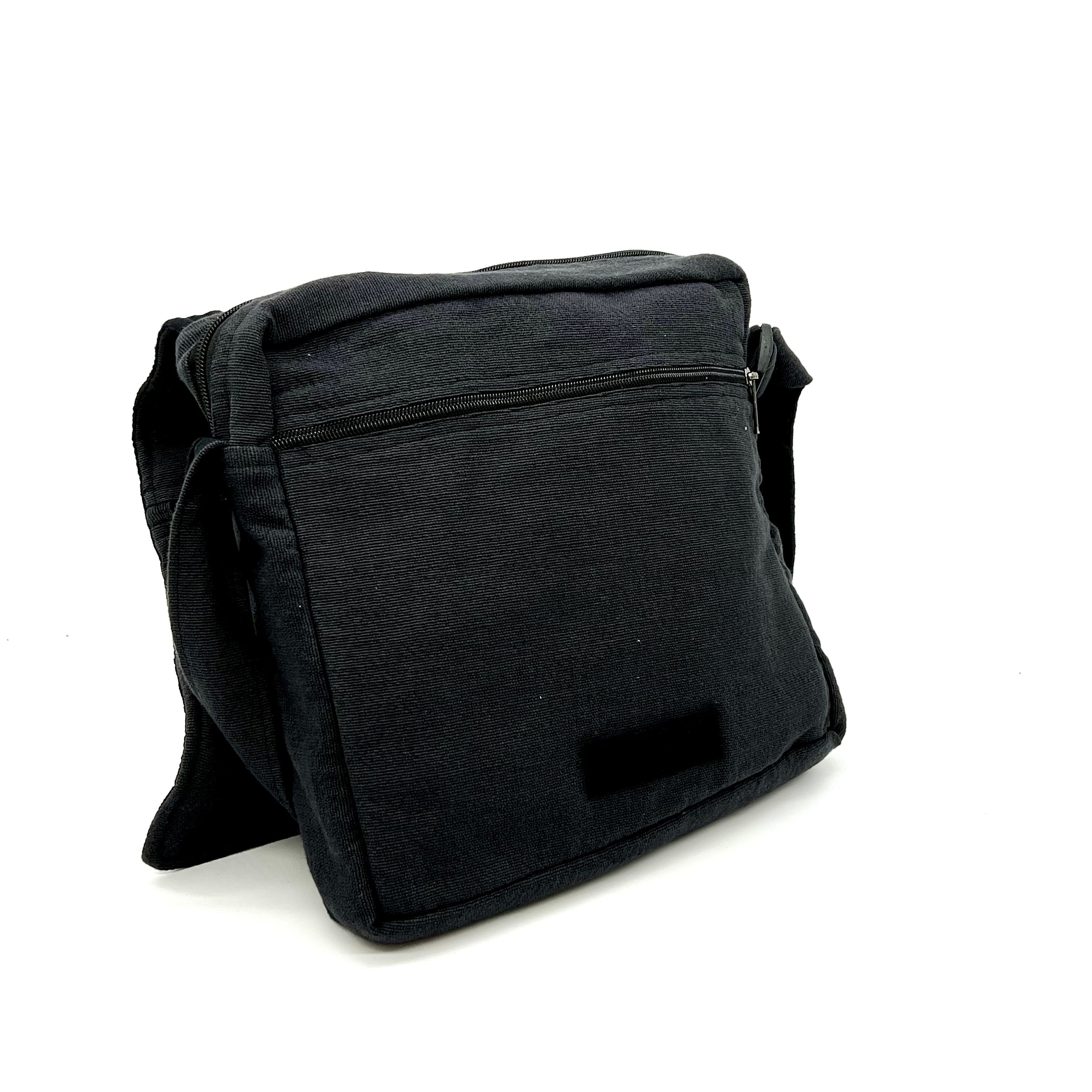 Cotton Messenger Bag With Embroidery Unisex Designminimalist - Etsy