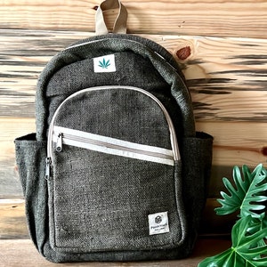 Pure Himalayan Hemp Backpack, Eco-friendly Large Backpack, Travel Size ...