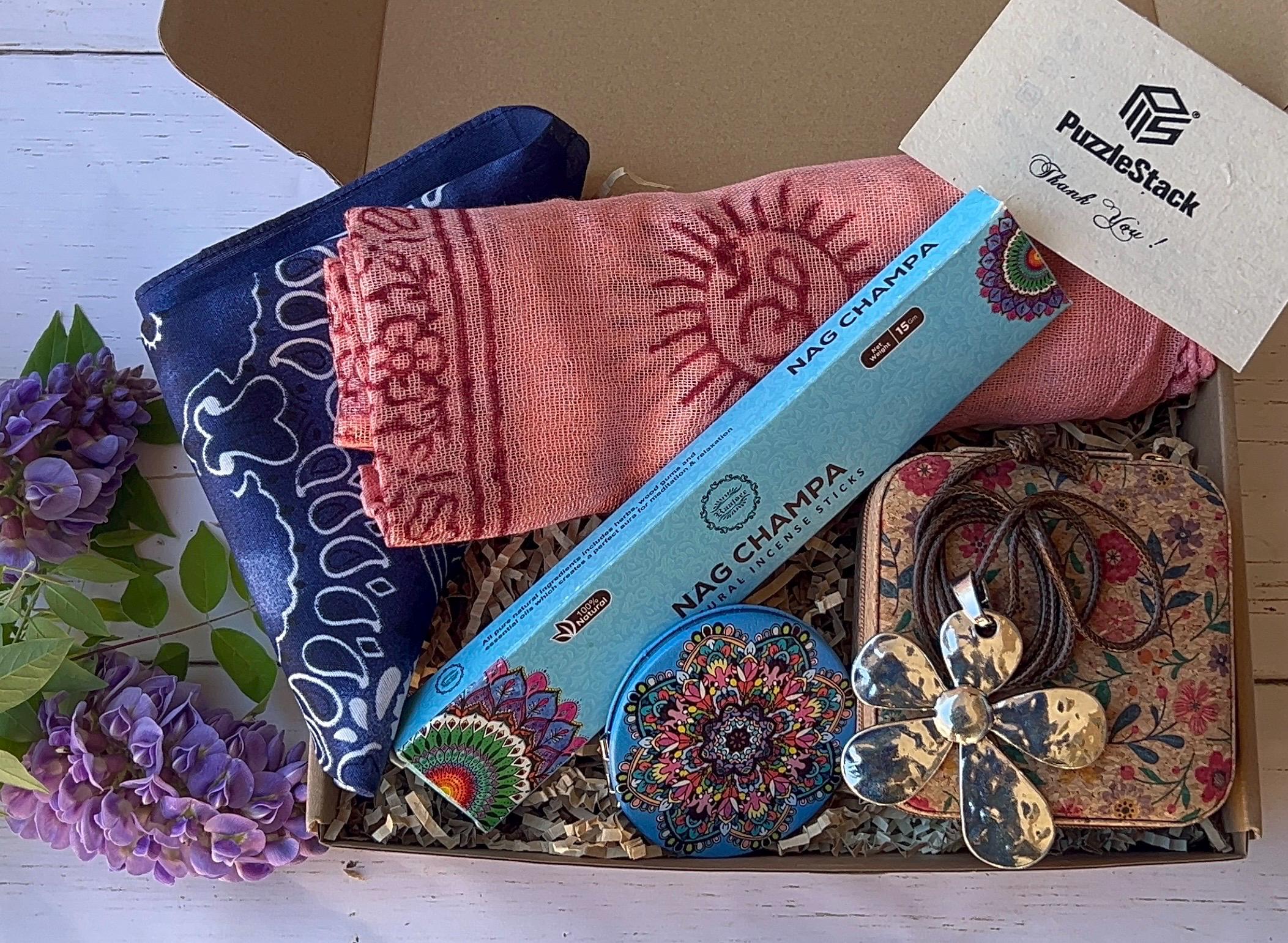 Gift Box Bohemian Hippie Themed , Gift Boxes for Women, Boxed Gift for ...