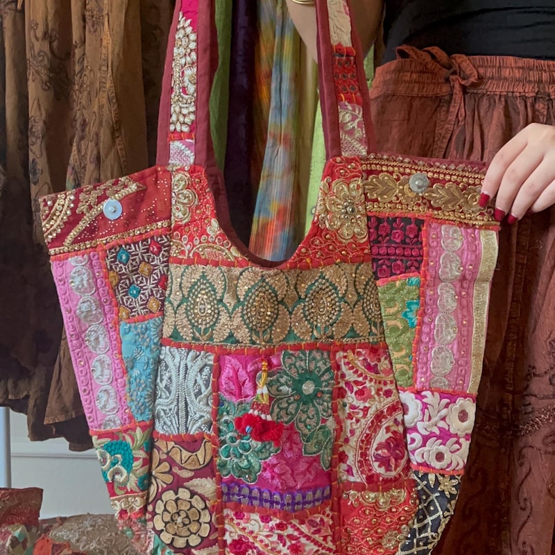 Patchwork Handbag - Etsy