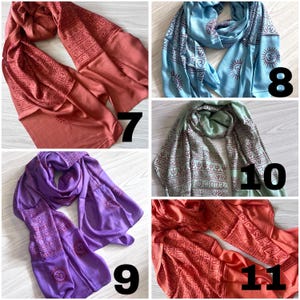 Om Prayer Scarf Shawl, Soft Meditation Scarf, Lightweight Colorful ...