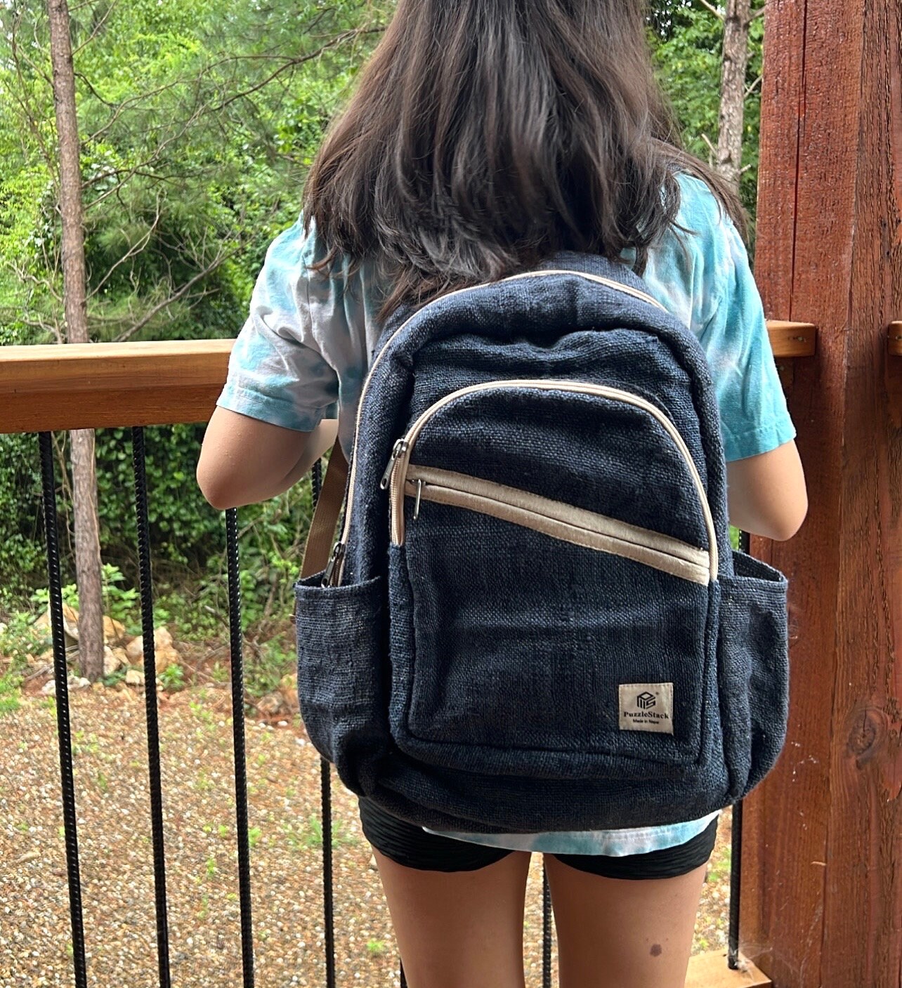 Pure Himalayan Hemp Backpack, Eco-friendly Large Backpack, Travel Size ...