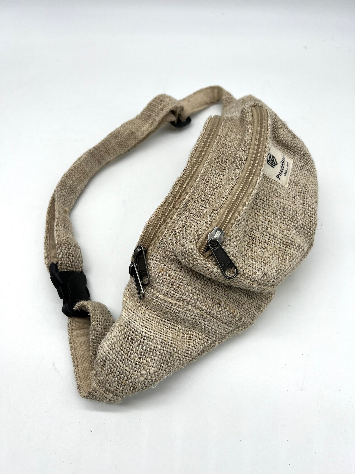 Sherpa Travel Hemp Fanny Pack, Himalayan Hemp Belt Bag, Travel Sling ...