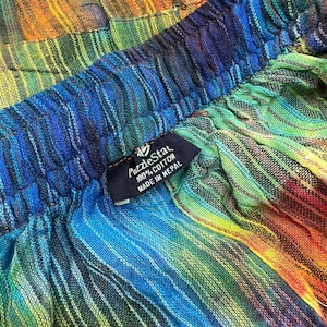 Tie Dye Patchwork Skirt, Bohemian Hippie Handmade Style, Grunge Rough ...