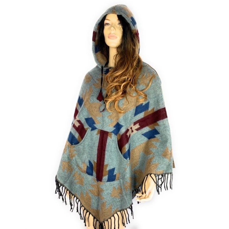 Poncho With Pockets - Etsy