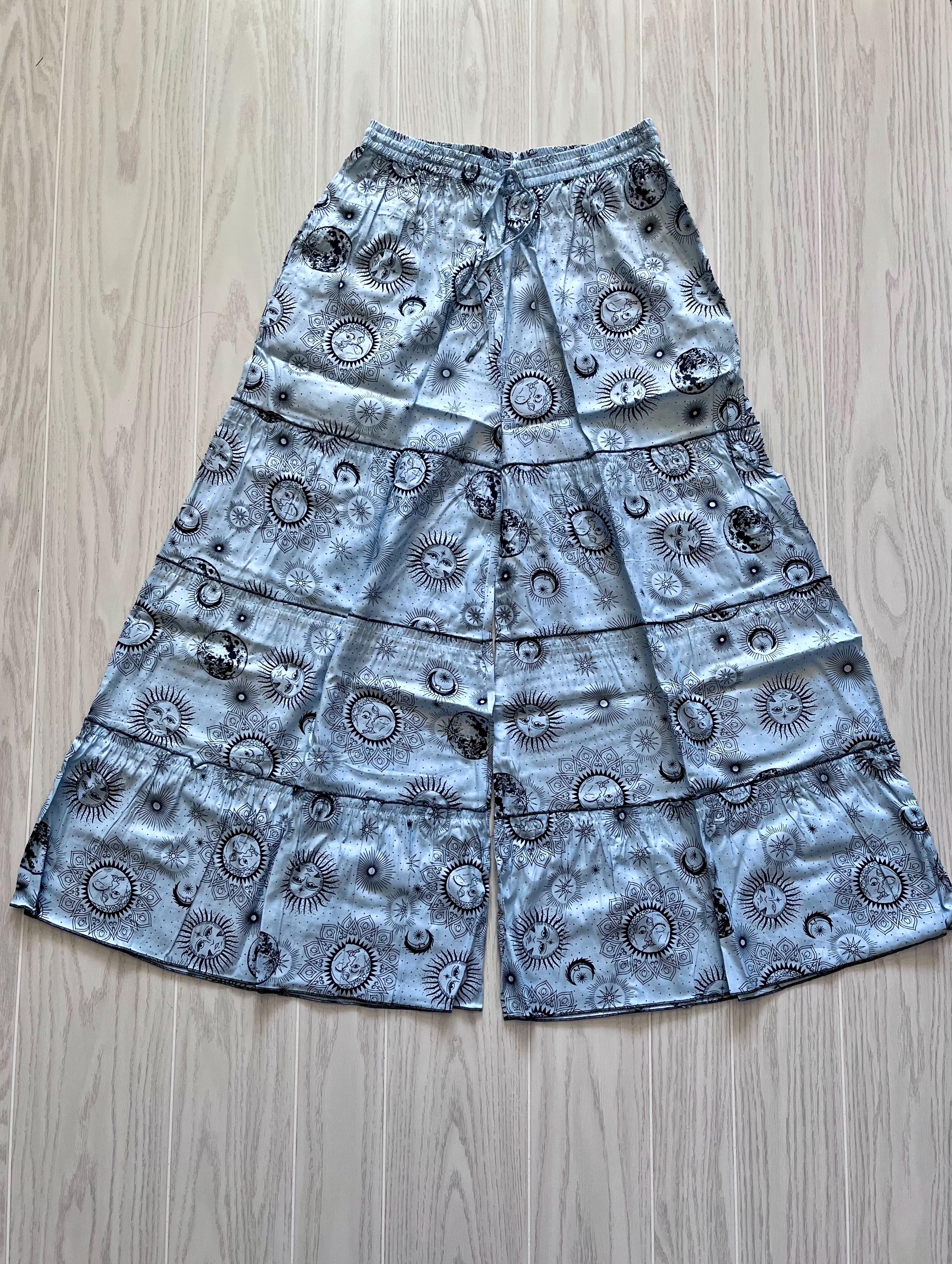 Celestial Festival Palazzo Pants, Boho Hippie Comfy Pants,hippi Bell ...