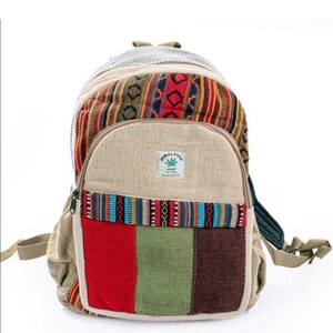 Handmade Large Hemp Laptop Backpack,full Size Himalayan Hemp Backpack ...