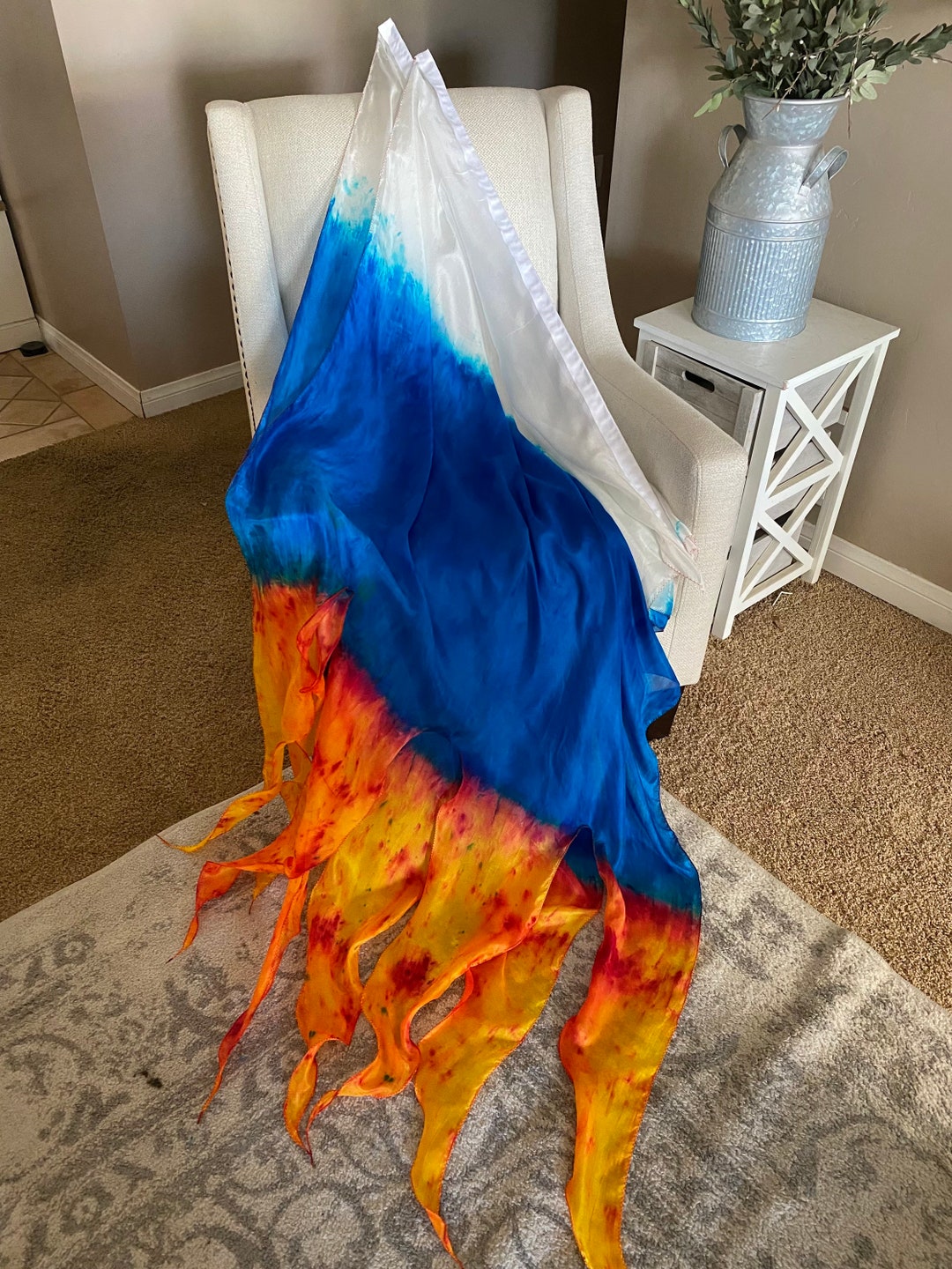 Holy Spirit Fire Worship Flags (set of Two) - Etsy