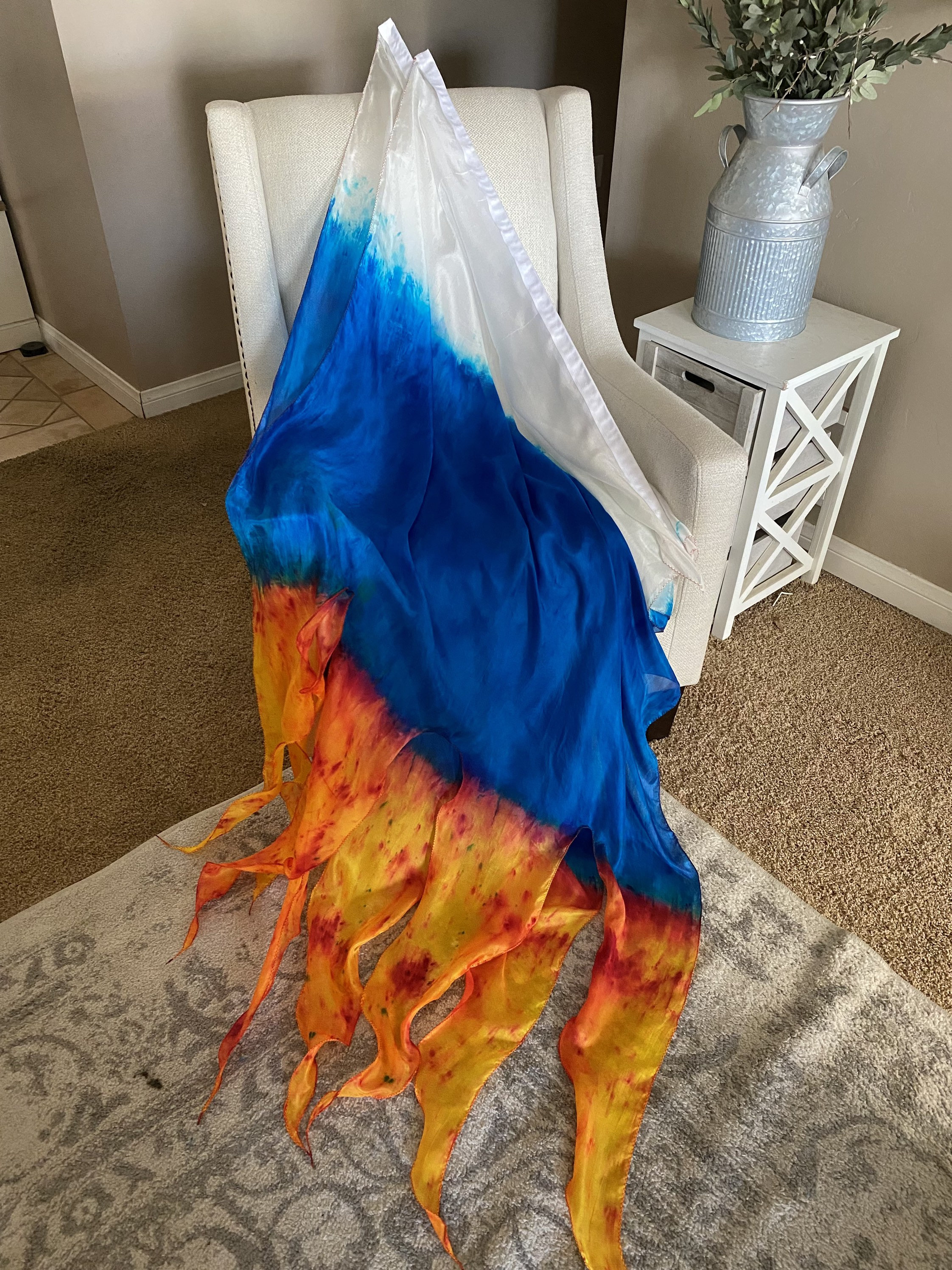 Flame Worship Flags