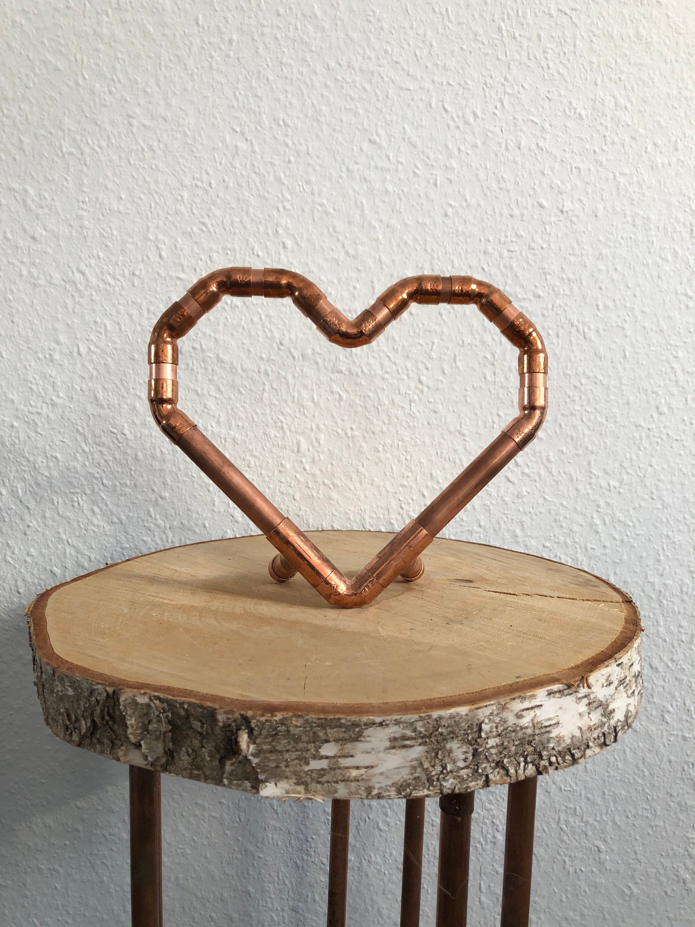 Heart Made of Copper Pipe - Etsy