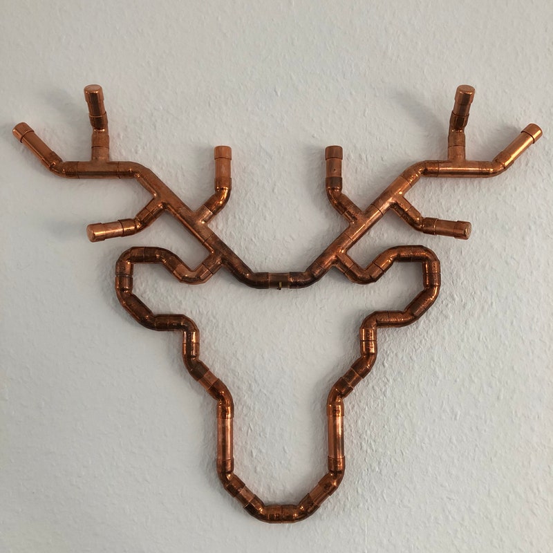 Copper Pipe Art - Etsy UK